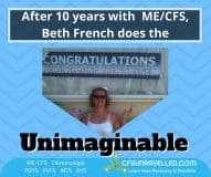 Beth French speaks candidly about her M.E. recovery